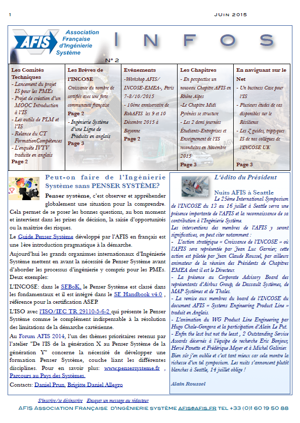 La Lettre AFIS, édition #24 - AFIS